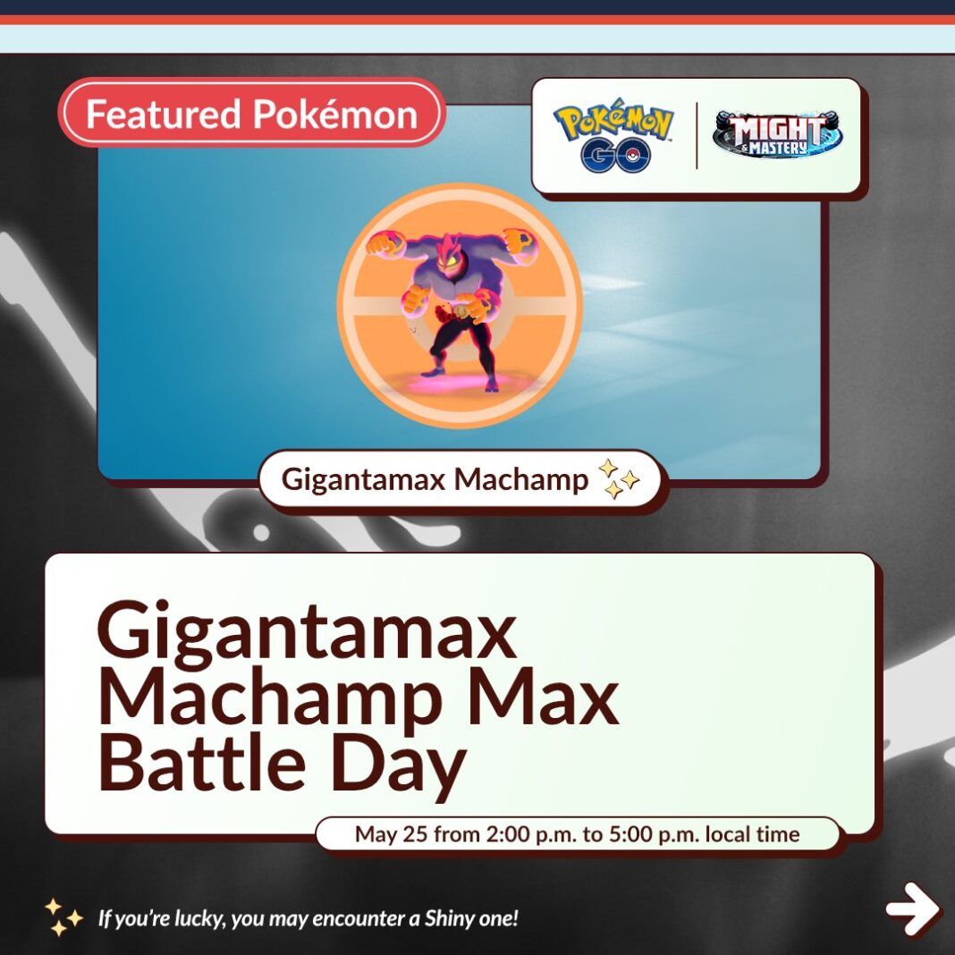 Gigantamax Machamp Max Battle Day | Pokémon GO Hub