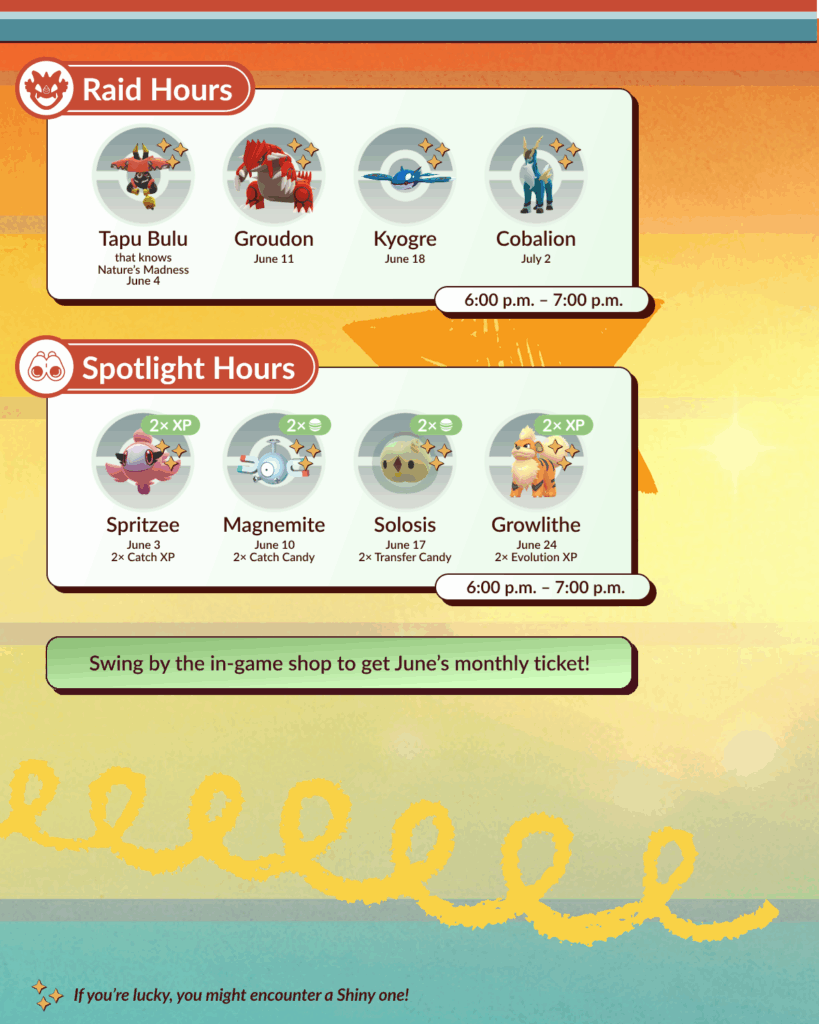 Pokémon GO June 2025 Events | Pokémon GO Hub