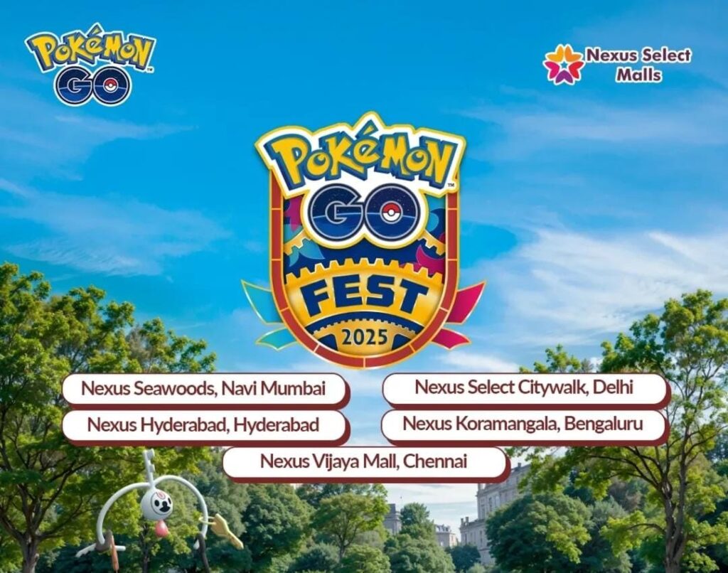 Special Pokémon GO Fest 2025 Global Celebrations at Nexus Malls, India ...