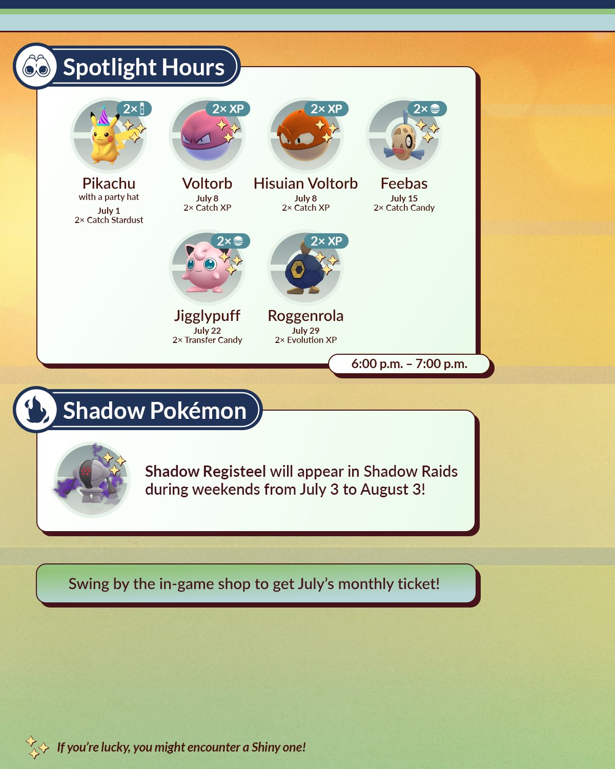 Pokémon GO July 2025 Events | Pokémon GO Hub