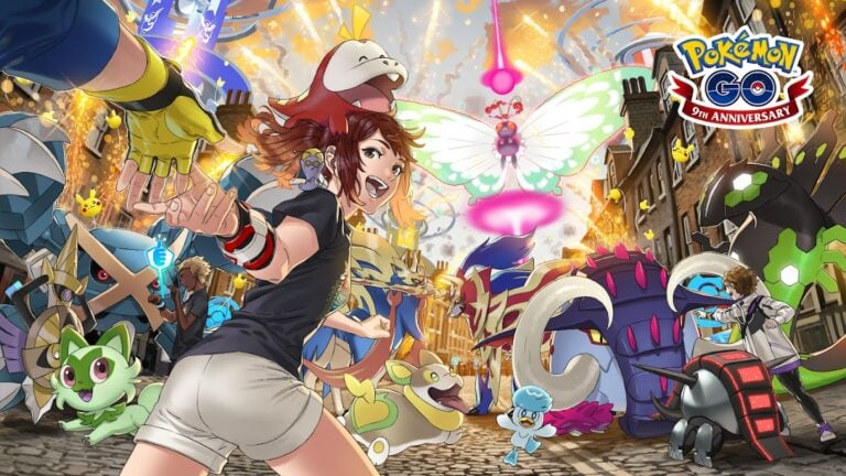 Pokémon GO 9th Anniversary Art Released: Paradox Pokémon, Mega ...