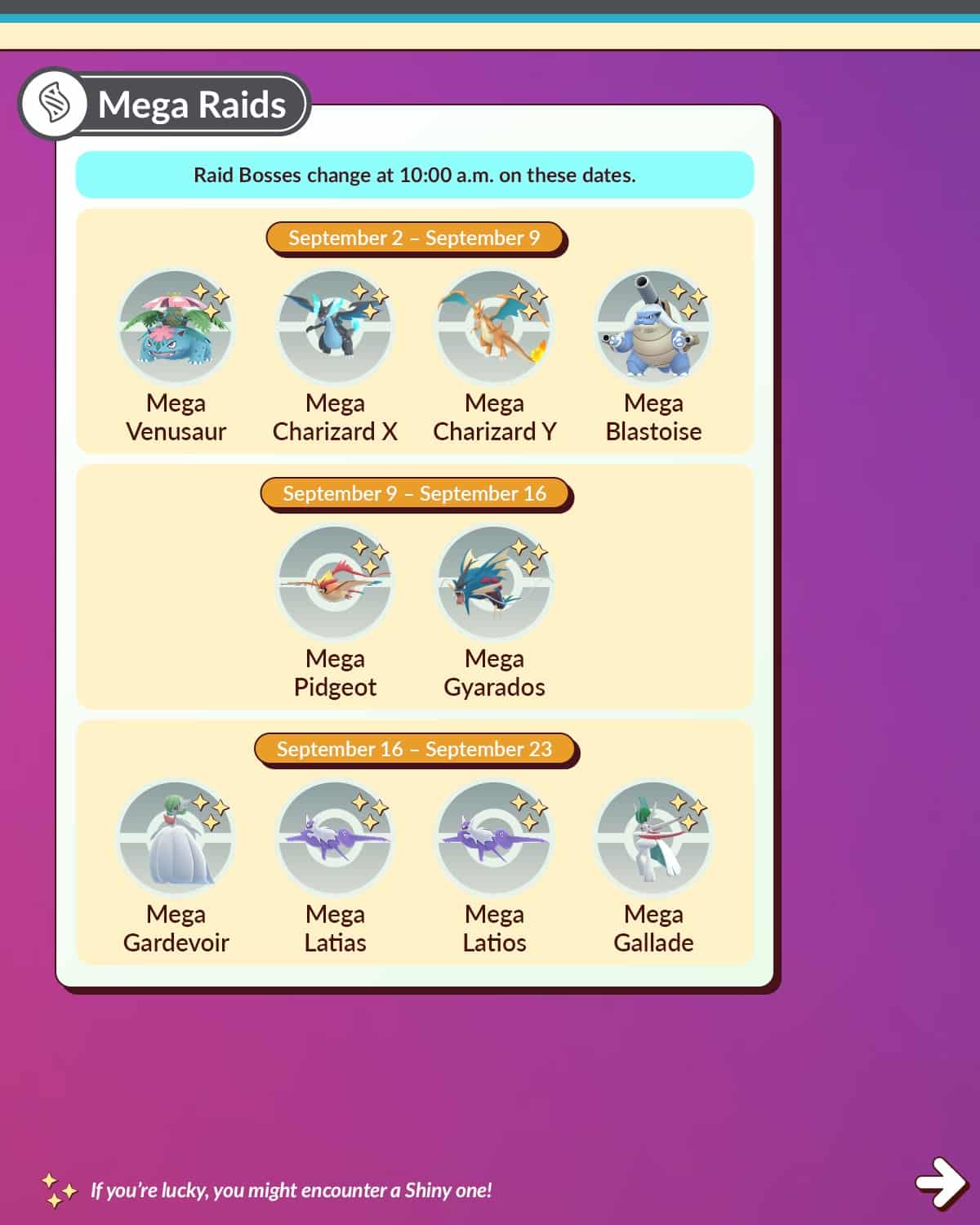 Pokémon GO September 2025 Events | Pokémon GO Hub
