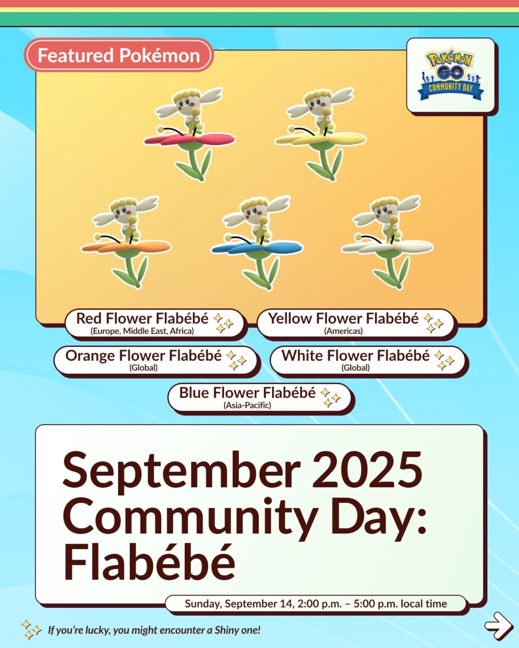 Pokémon GO Flabébé Community Day (September 2025) | Pokémon GO Hub