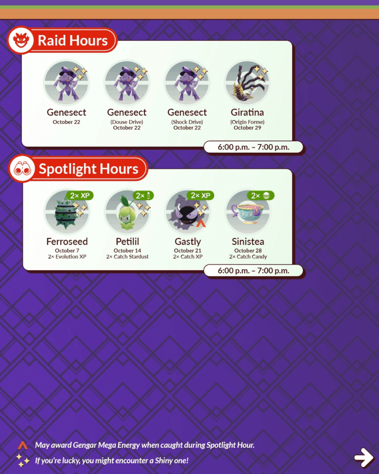 Pokémon GO October 2025 Events | Pokémon GO Hub