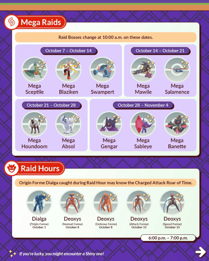 Pokémon GO October 2025 Events | Pokémon GO Hub