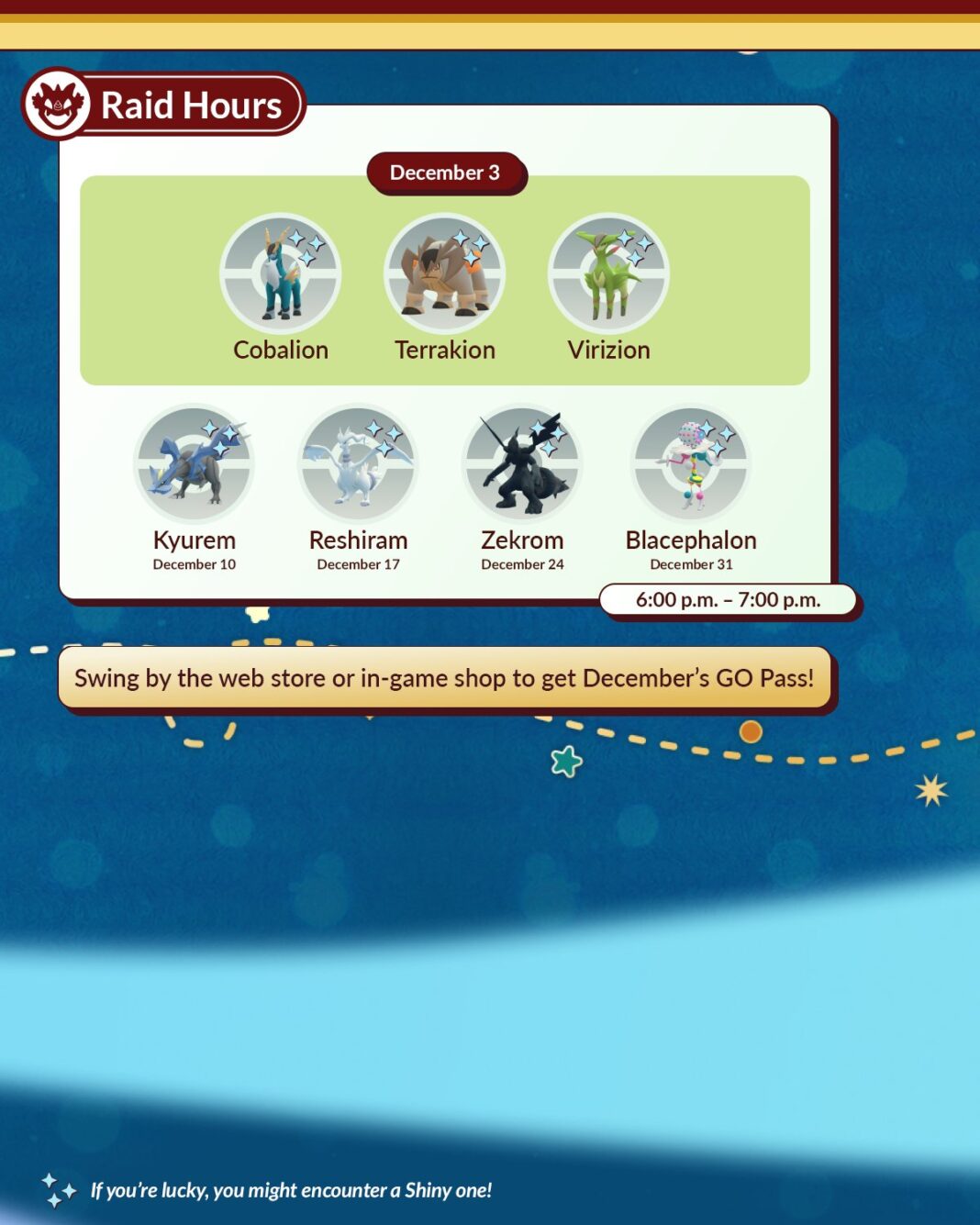 Pokémon GO December 2025 Events | Pokémon GO Hub